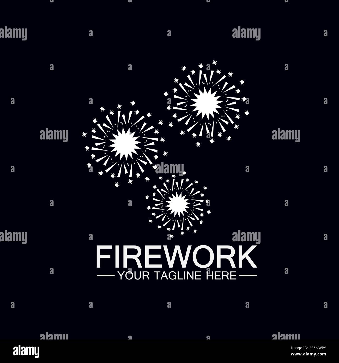 Firework Logo Design vector template Stock Vector Image & Art - Alamy