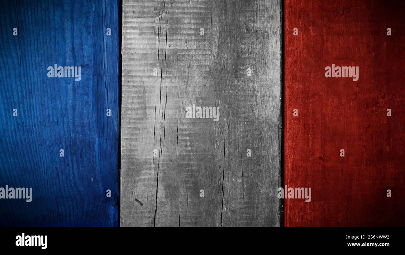 Wooden texture background with the colors of the French flag Stock ...