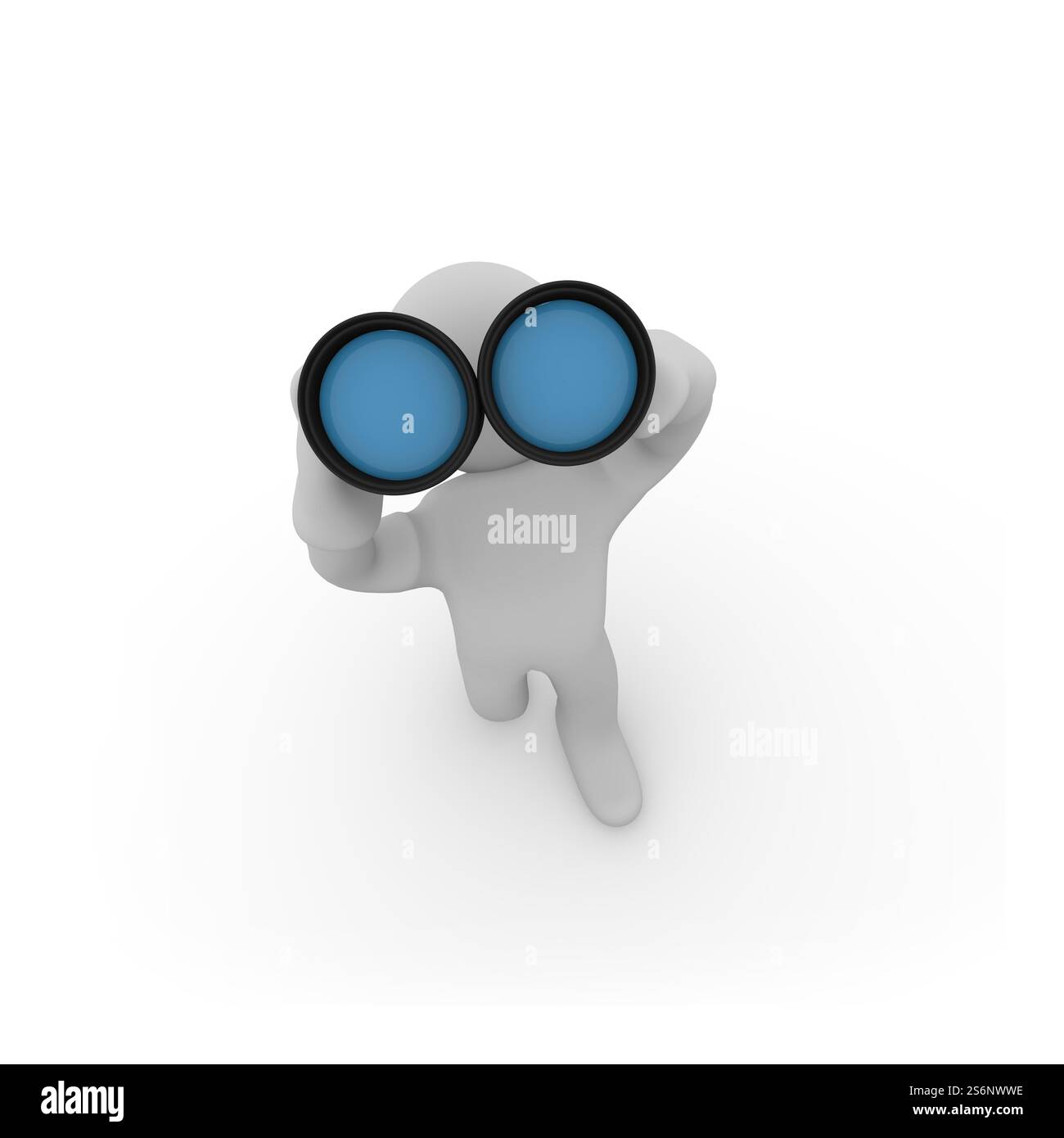 Man looking future Cut Out Stock Images & Pictures - Alamy