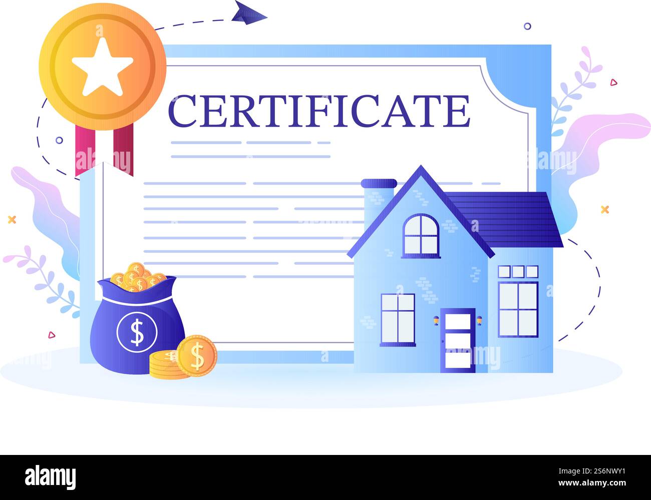 Qualification certificate house hi-res stock photography and images - Alamy