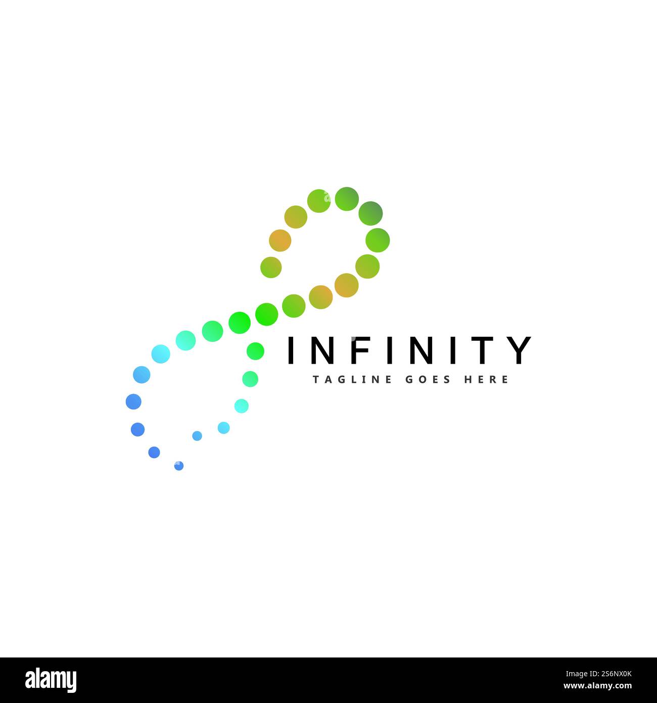 Infinity loop symbol logo icon design template. Vector color emblem ...