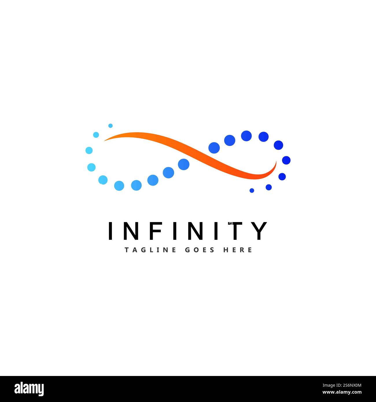 Infinity loop symbol logo icon design template. Vector color emblem ...