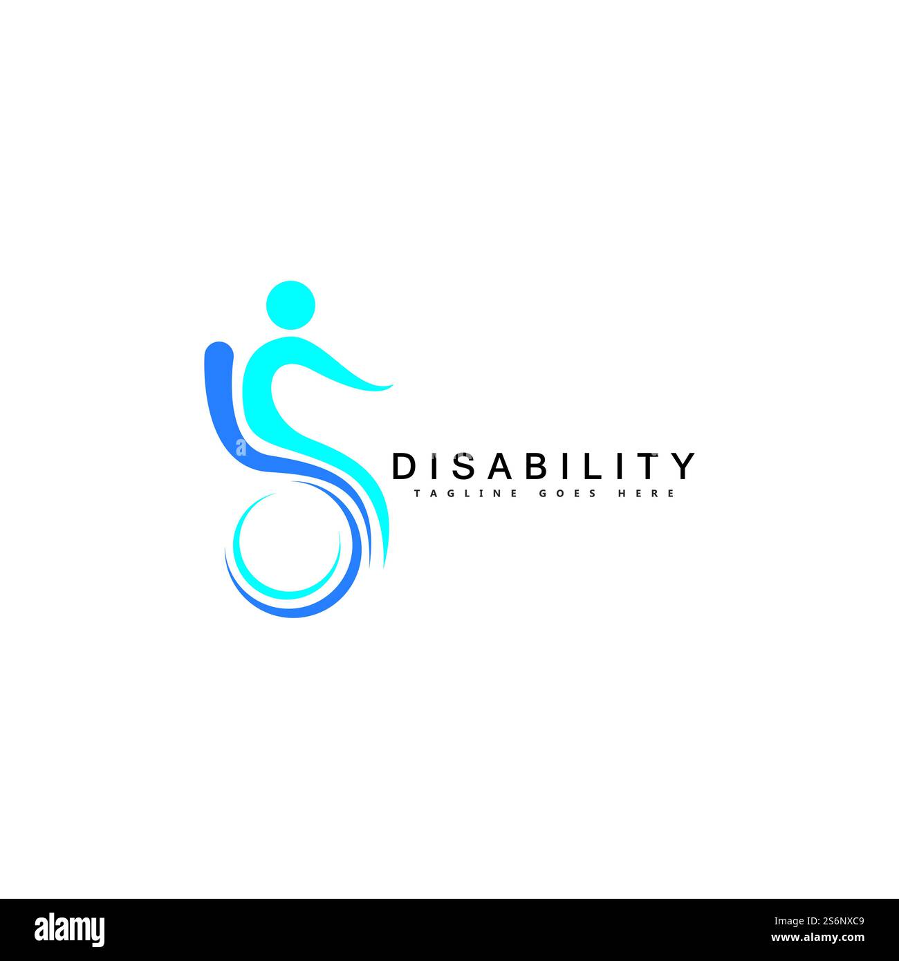 modern Disabled people support logo Stock Vector Image & Art - Alamy