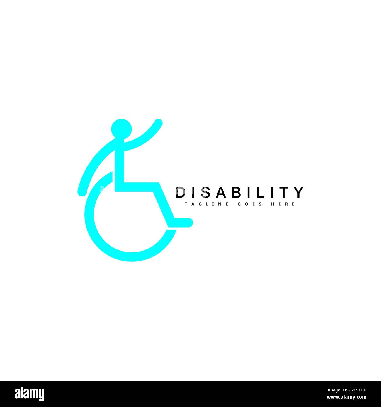 modern Disabled people support logo Stock Vector Image & Art - Alamy
