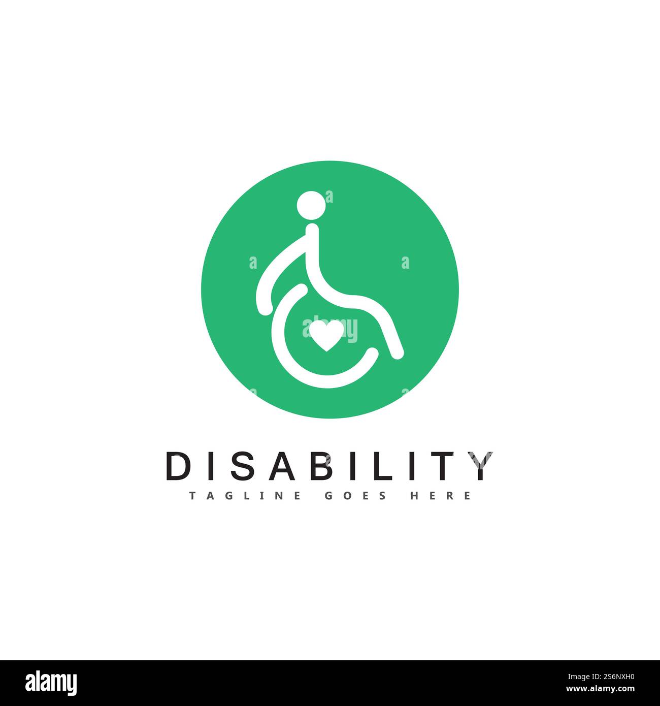 modern Disabled people support logo Stock Vector Image & Art - Alamy
