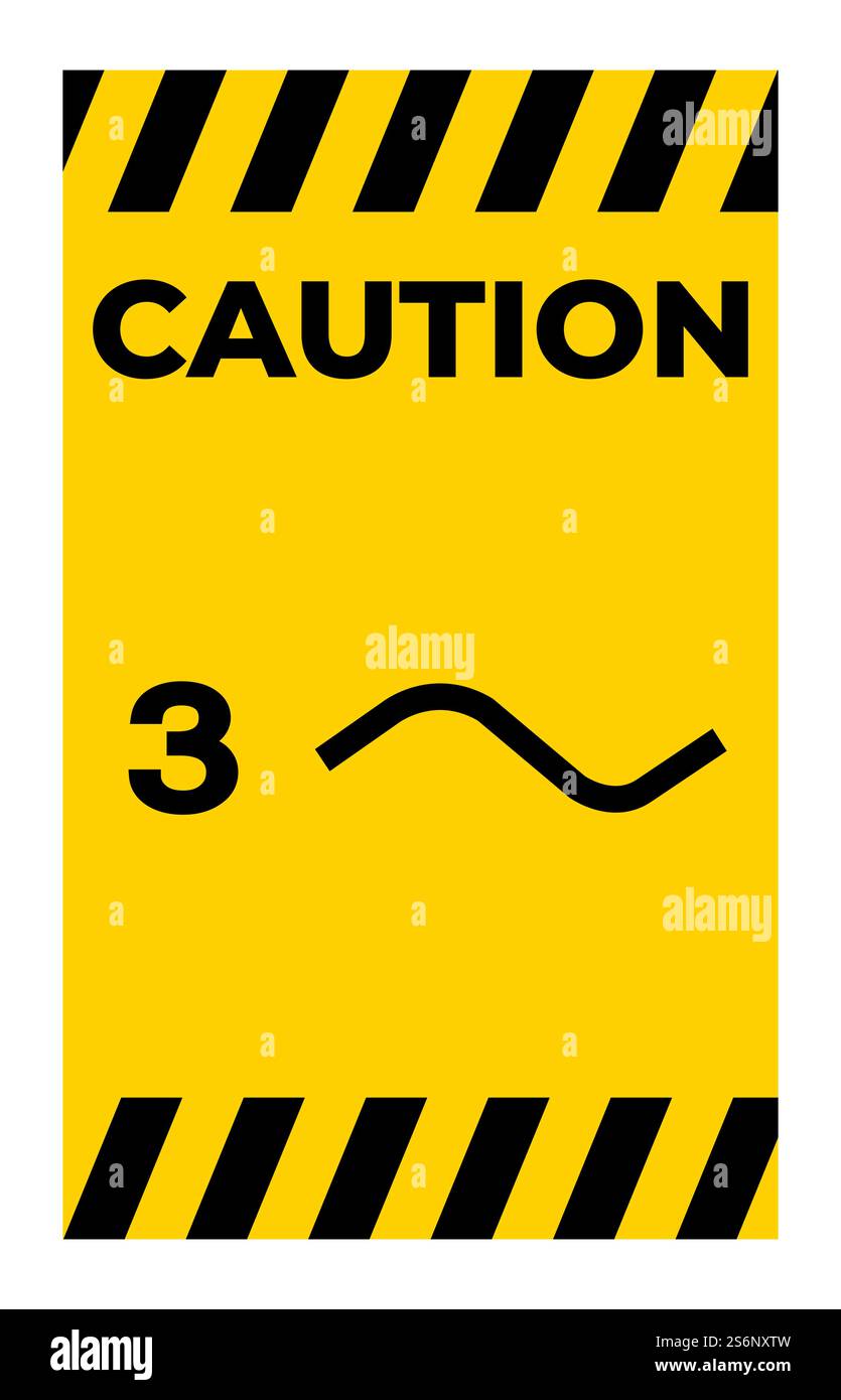 Three Phase Power Symbol Sign Isolate On White Background,Vector ...