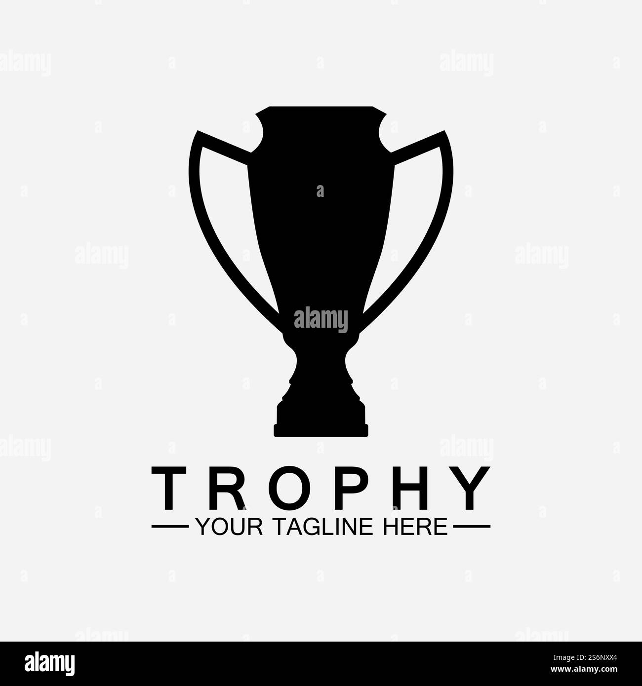Trophy vector logo icon.champions trophy logo icon for winner award ...