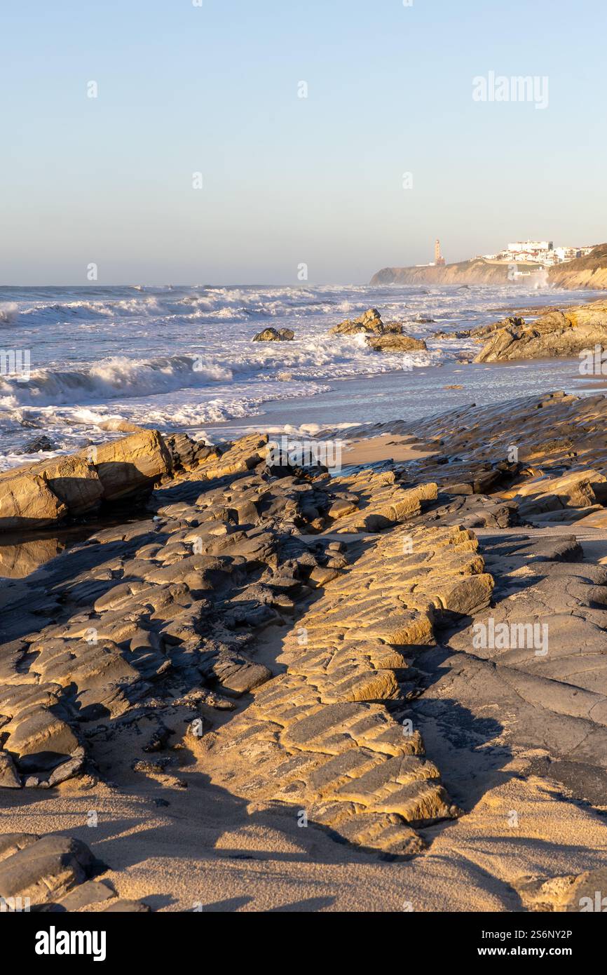 Geossítio Água de Madeiros near Marinha Grande and Farol Penedo da ...