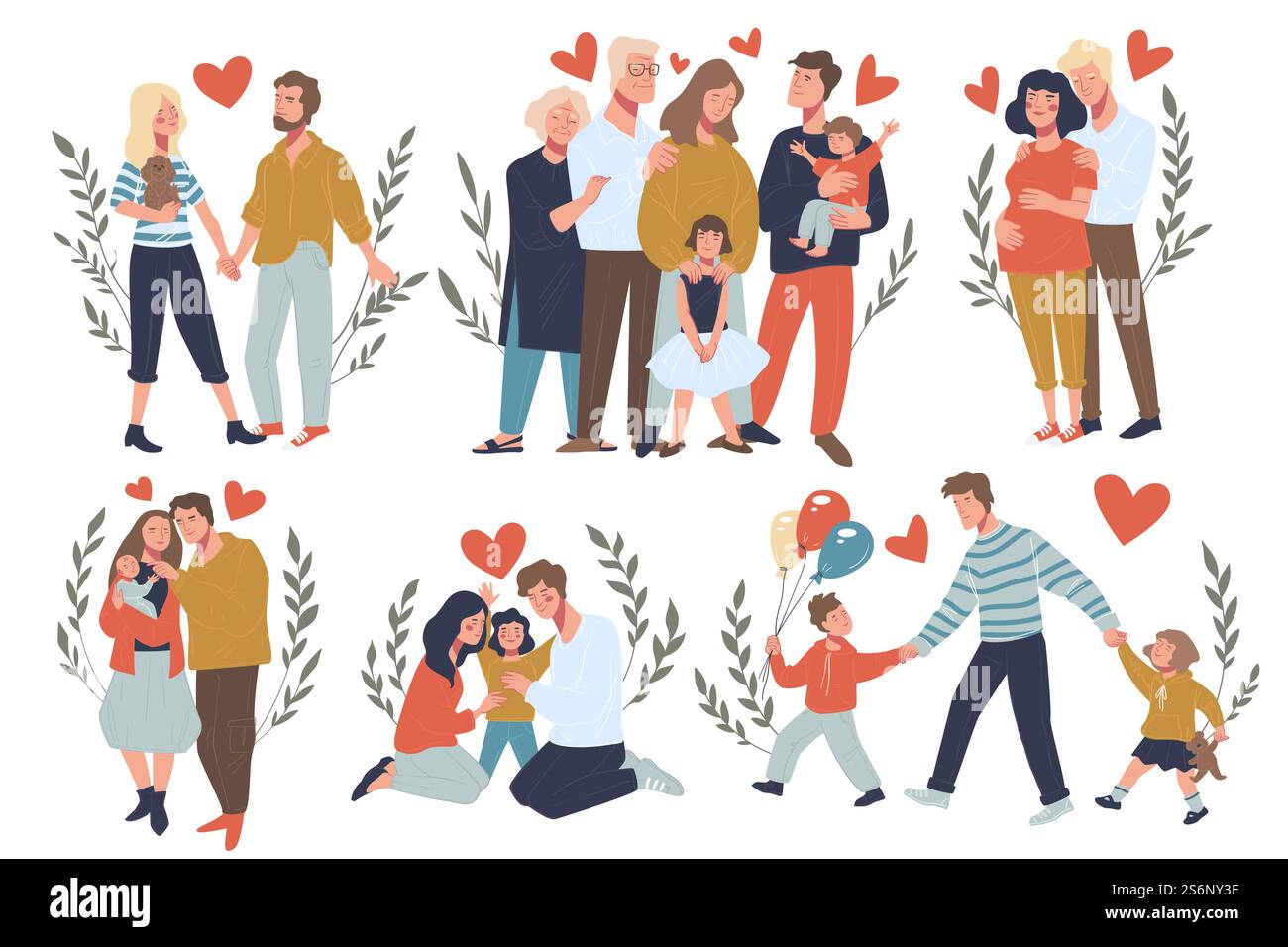 Couple in love dating, wife and husband waiting for child. Pregnant ...