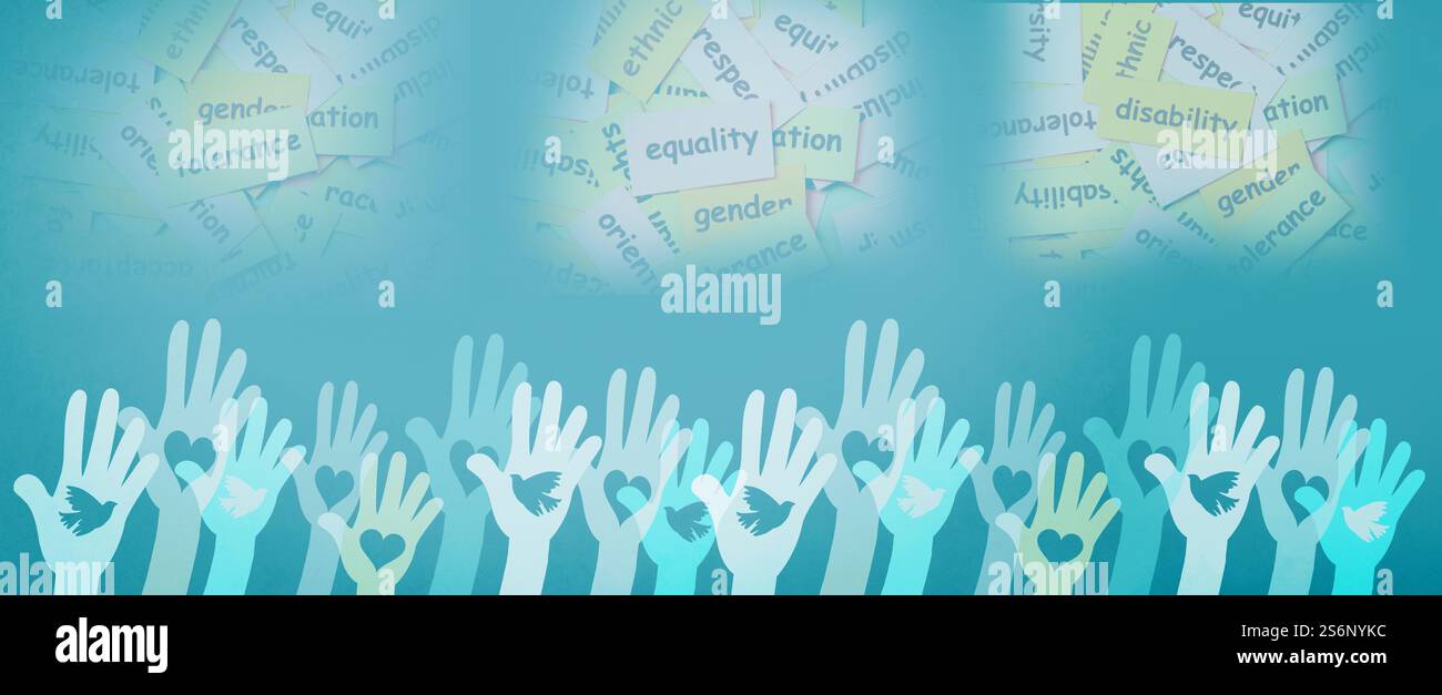 Diversity, equality, inclusion, gender and ethnic race, human rights ...