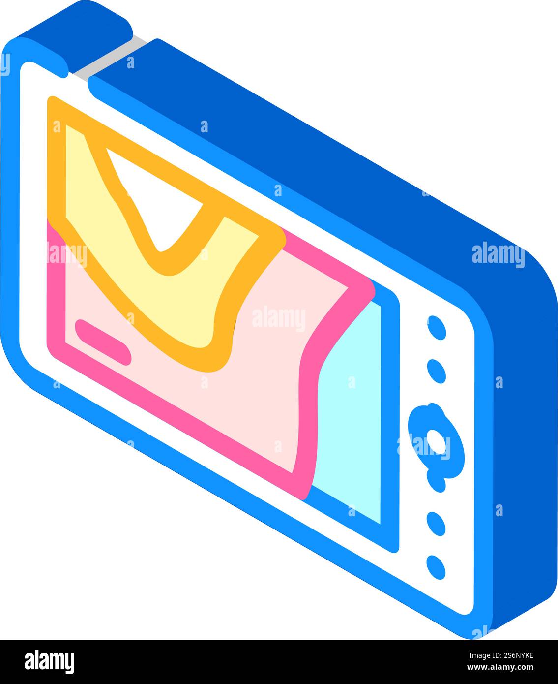 thermal imager device isometric icon vector. thermal imager device sign ...