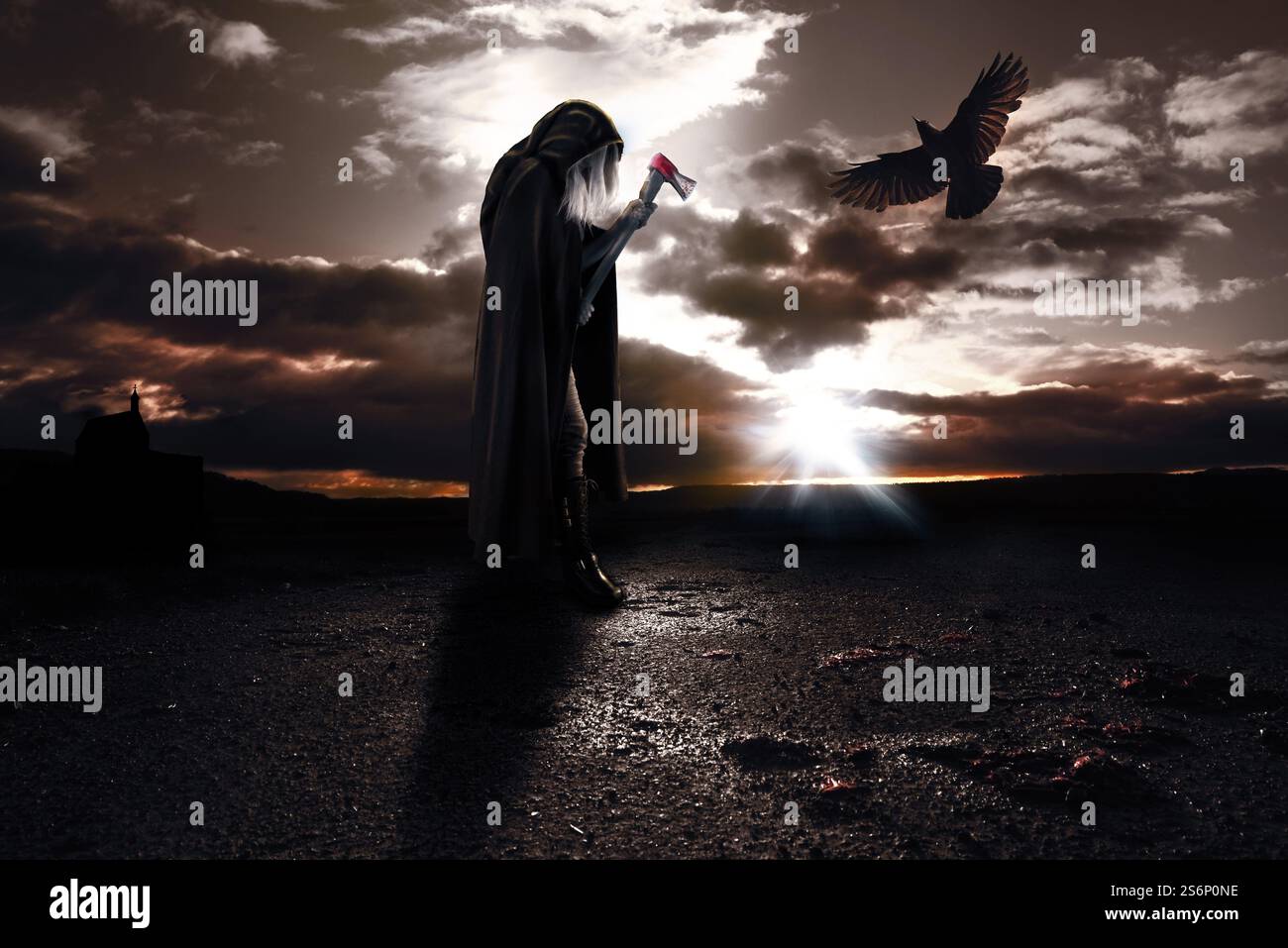 Scary warrior women hi-res stock photography and images - Alamy