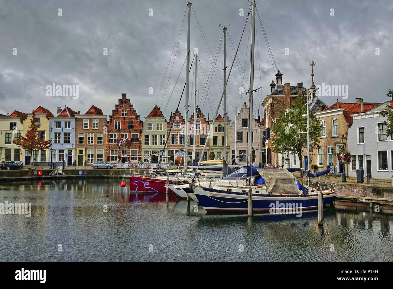 Inland port in Goes, Netherlands Stock Photo - Alamy