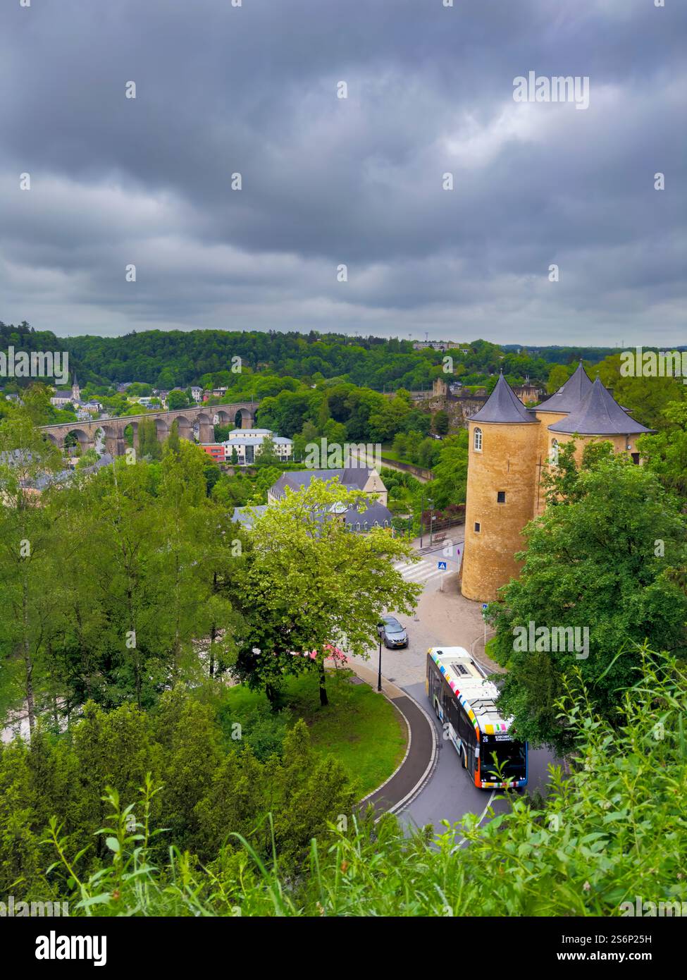 Three towers: historic fortifications in Parc Dräi Eechelen, an ...