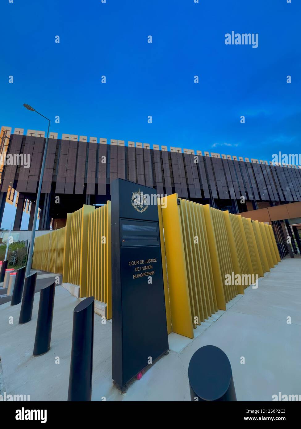 The impressive architecture of the european court of justice hi-res ...