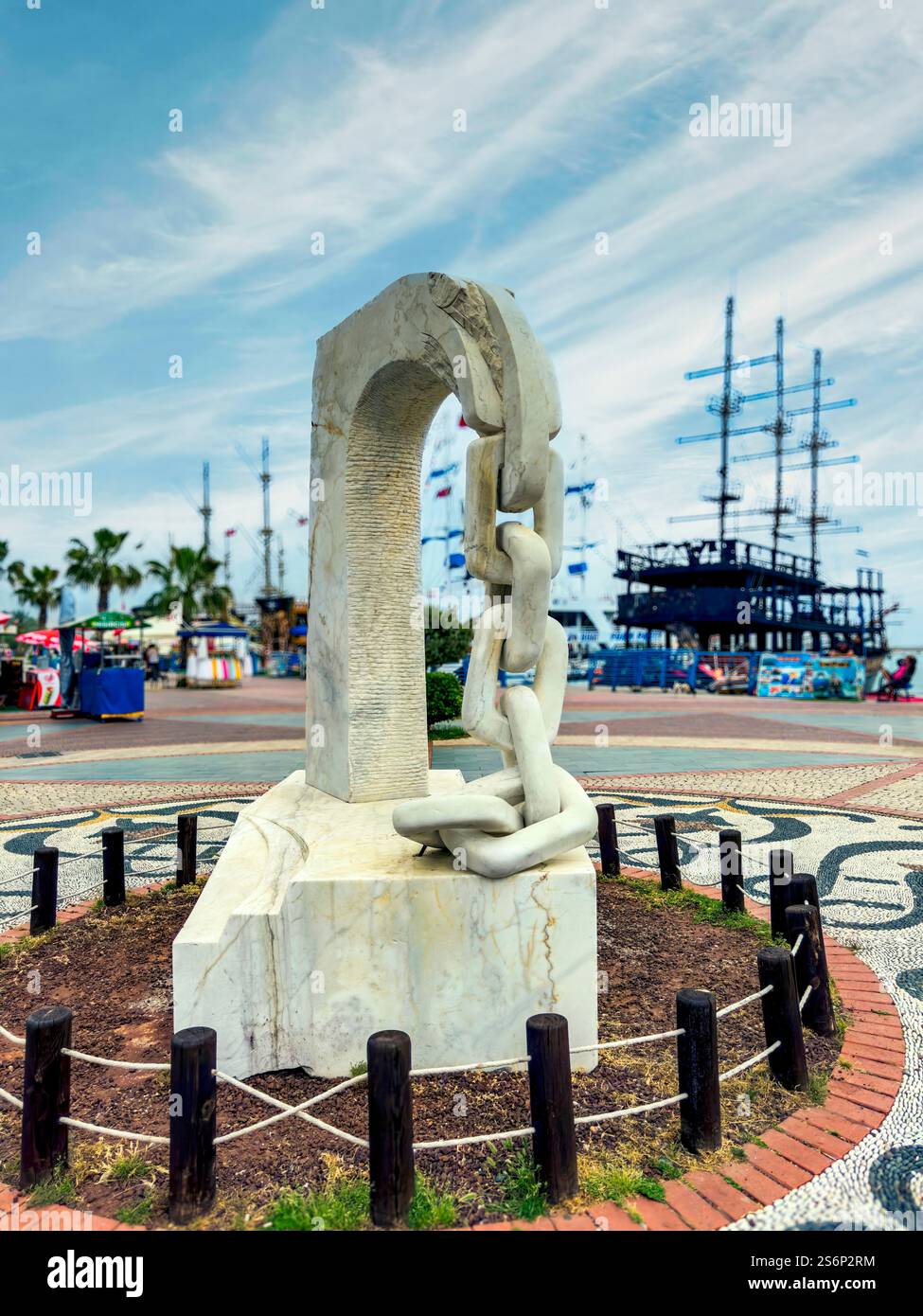 Alanya Saatli Meydan, Matusan: Exquisite gardens with pebble mosaics ...