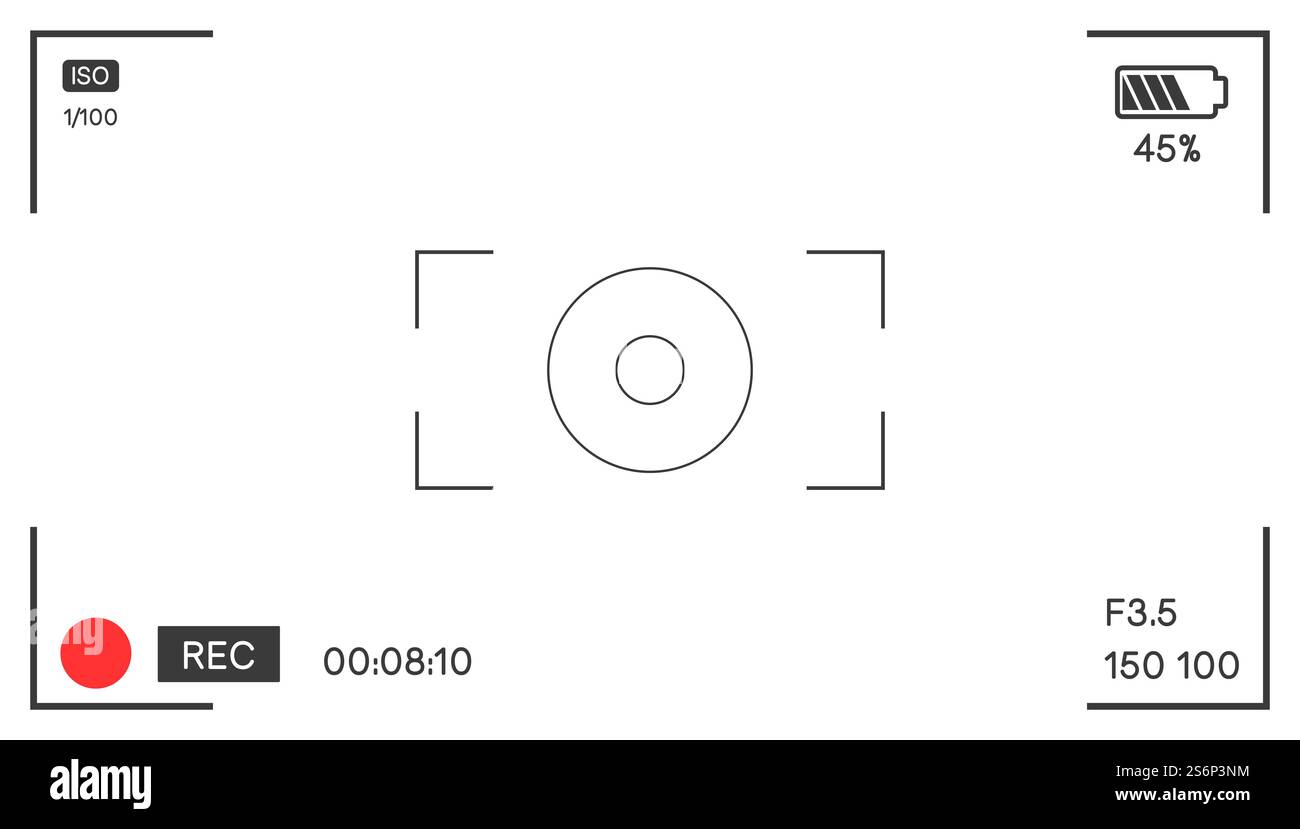 Camera focus with information and details hi-res stock photography and ...