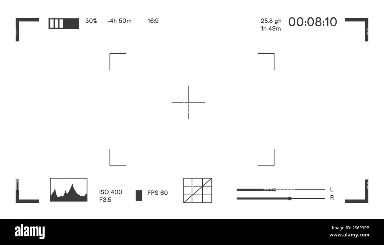Photography taking, camera display with information of photo and ...