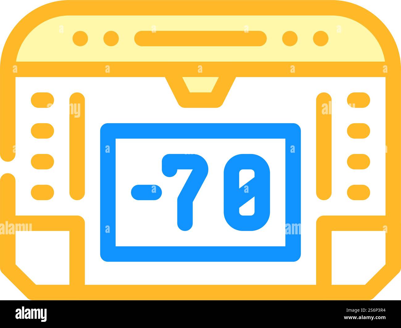 fridge laboratory professional equipment color icon vector. fridge ...