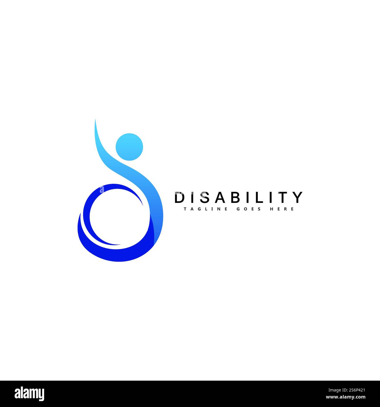 modern Disabled people support logo Stock Vector Image & Art - Alamy