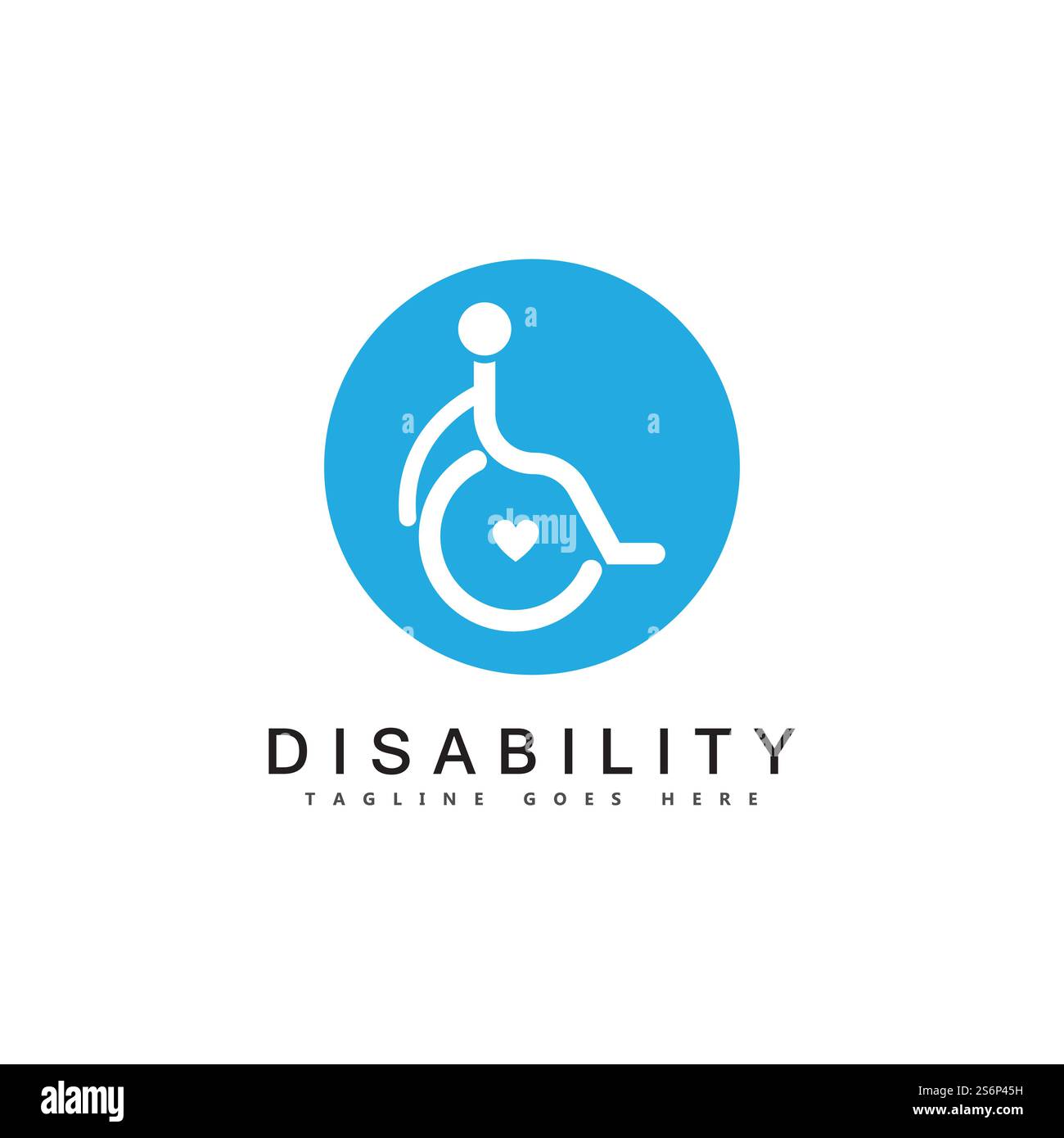 modern Disabled people support logo Stock Vector Image & Art - Alamy