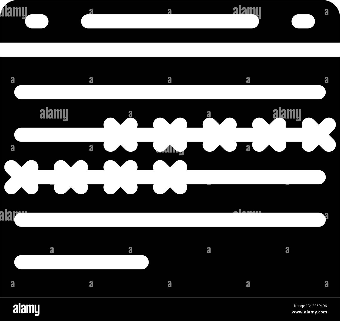 calendar planning glyph icon vector. calendar planning sign. isolated ...