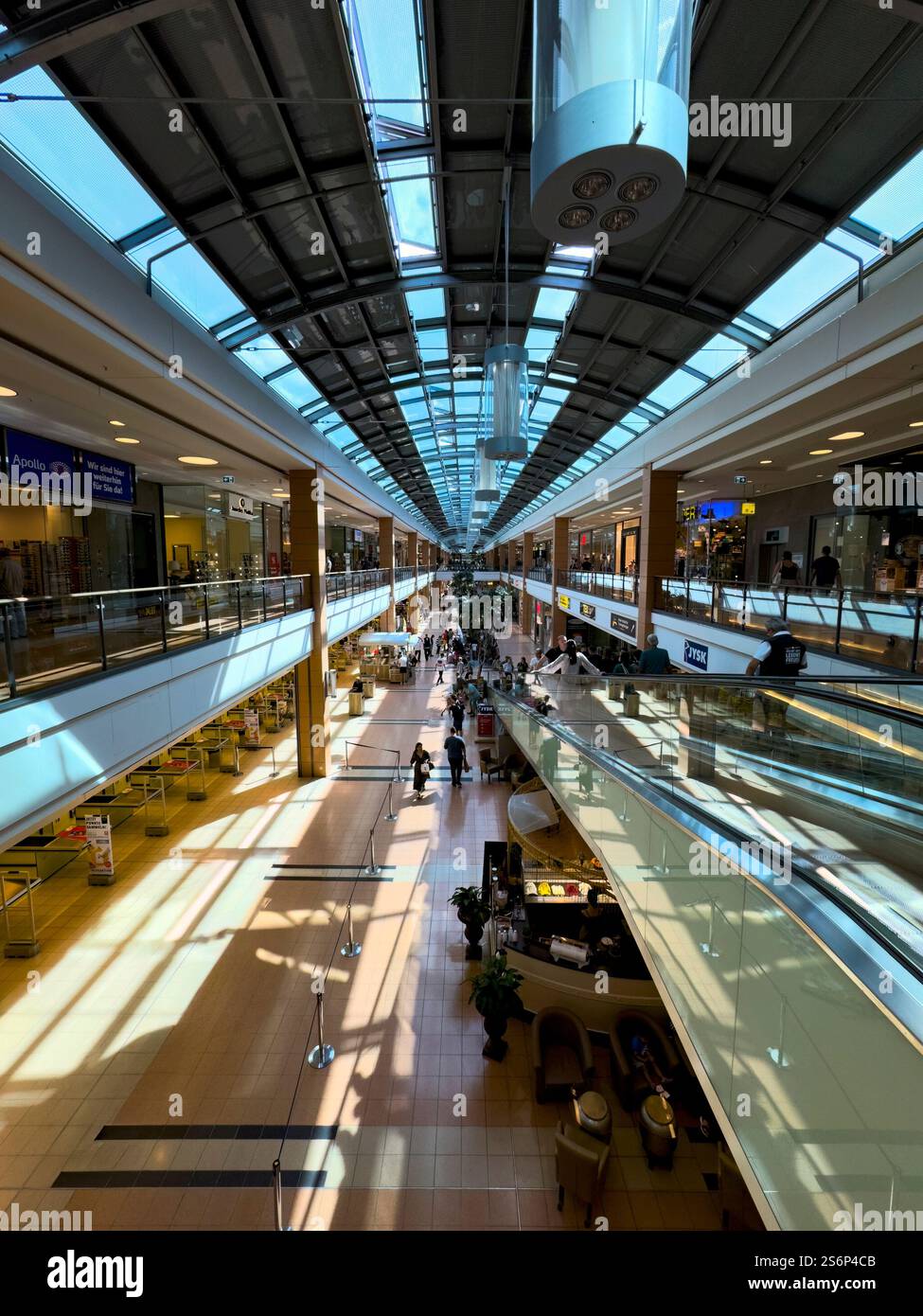 Interior view, Citti-Park, shopping center in Kiel, Schleswig-Holstein ...