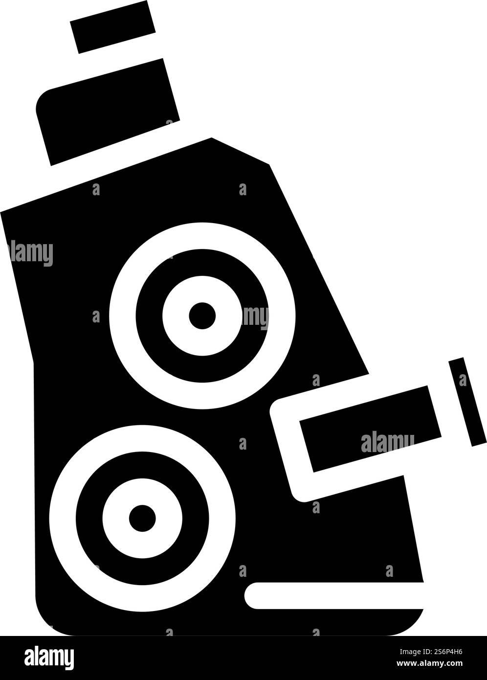 refractometer lab equipment glyph icon vector. refractometer lab ...