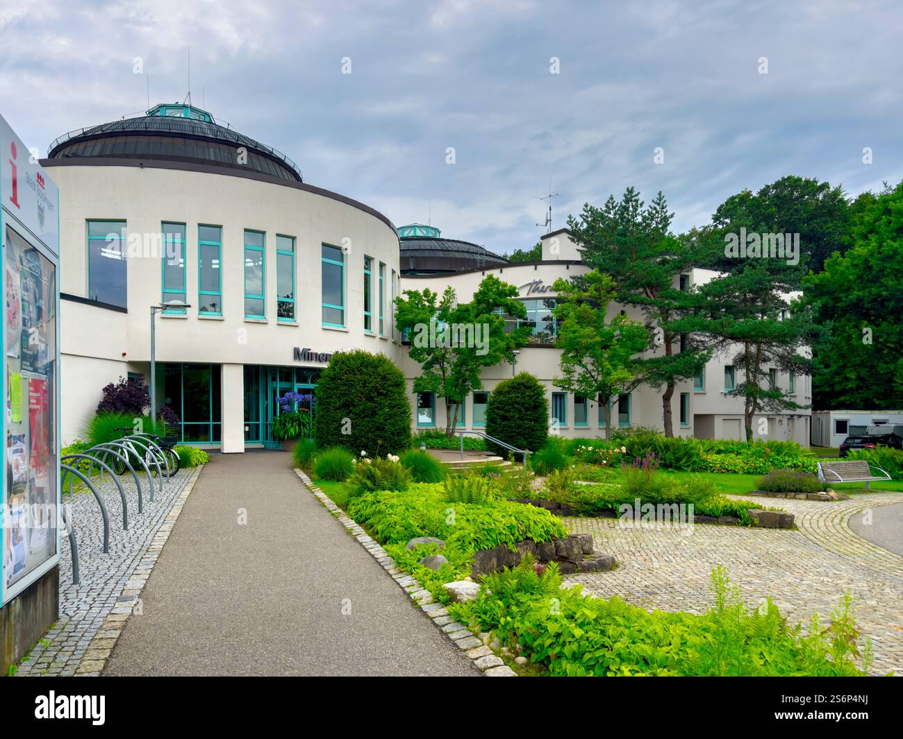 Entrance to the Mineraltherme Böblingen, Baden-Württemberg, Germany ...