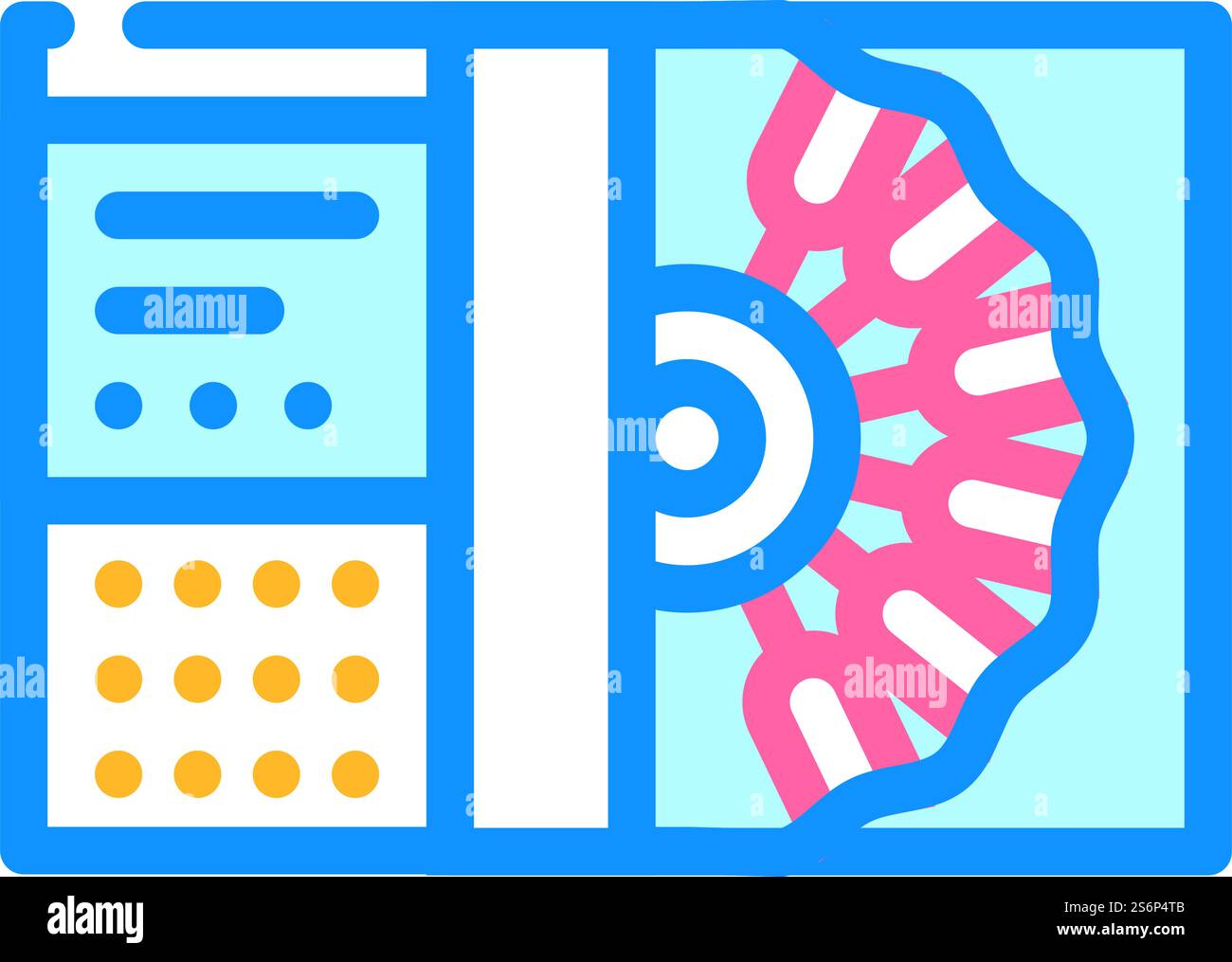 atomic absorption spectrometer color icon vector. atomic absorption ...