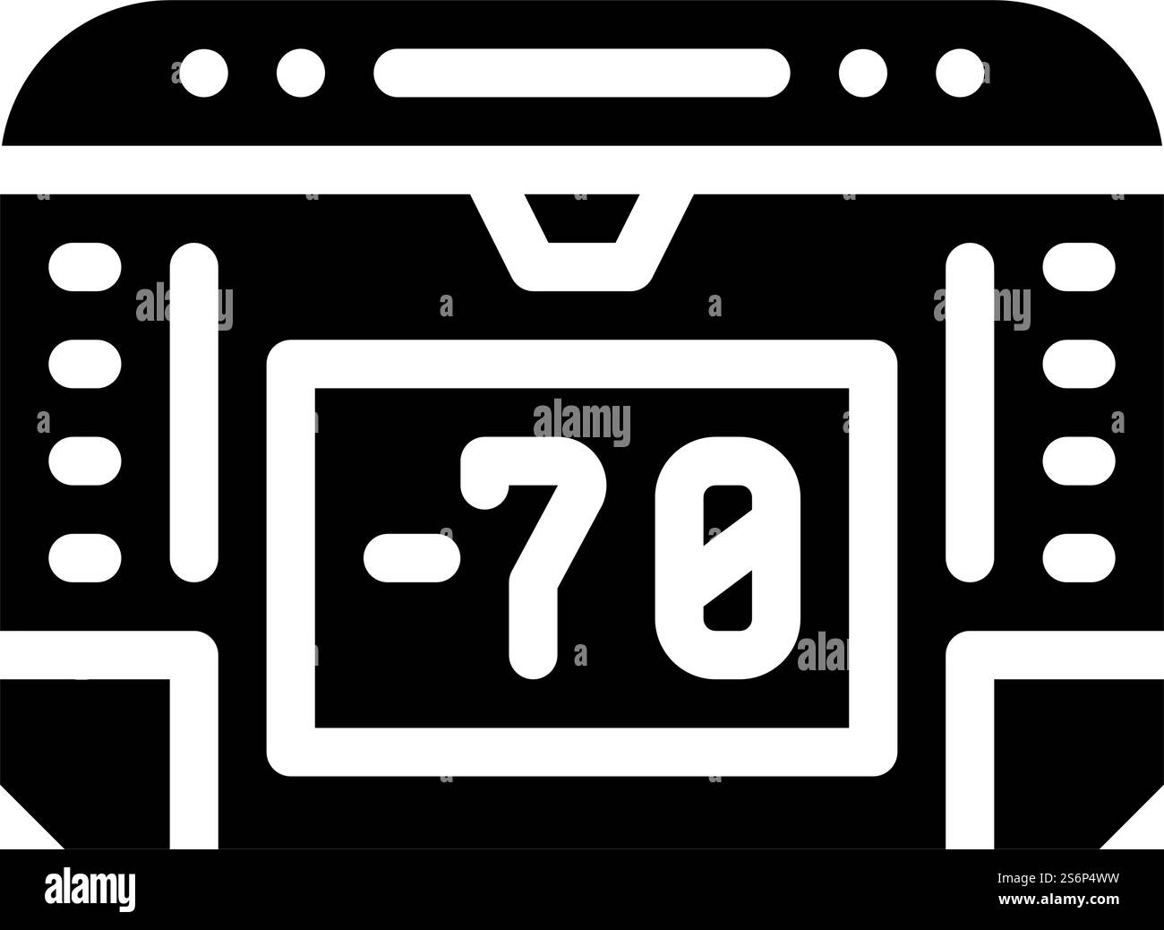 fridge laboratory professional equipment glyph icon vector. fridge ...