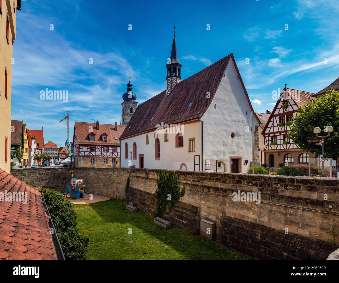 The Kaiserpfalz castle of Forchheim, Bavaria, Germany Stock Photo - Alamy
