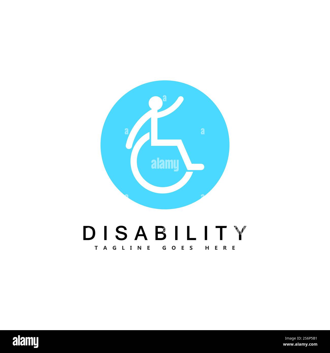 modern Disabled people support logo Stock Vector Image & Art - Alamy