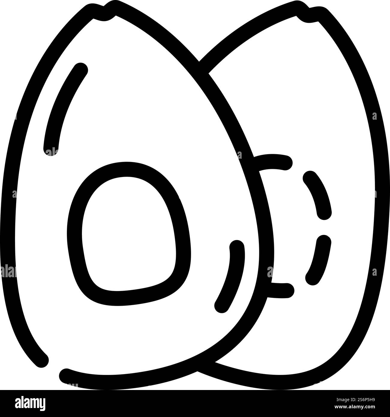 avocado food line icon vector. avocado food sign. isolated contour ...