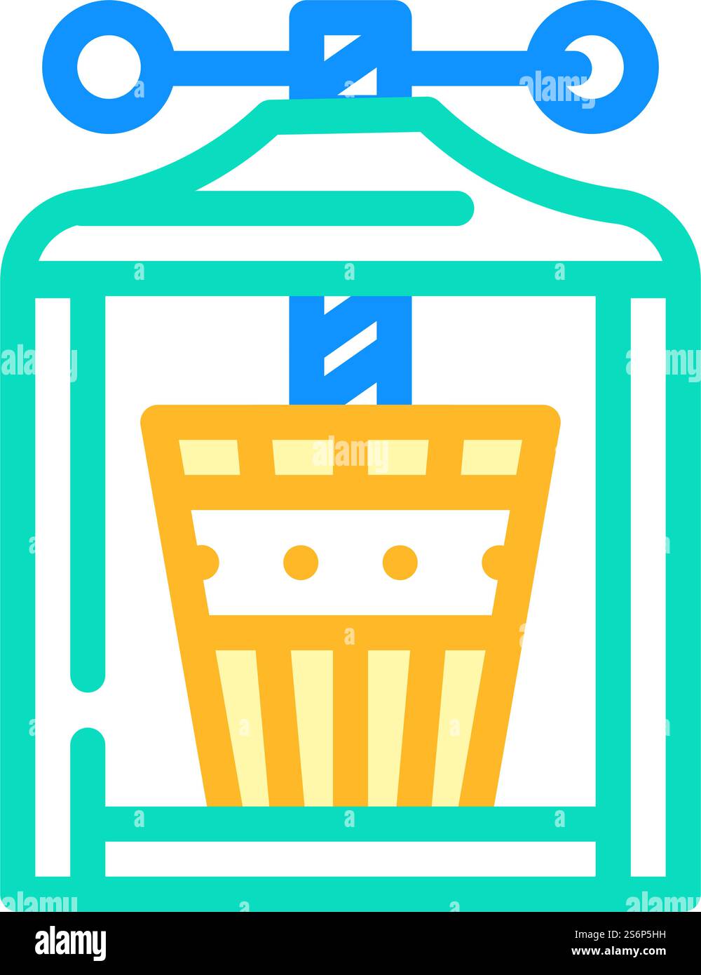 wine press manufacturing equipment color icon vector. wine press ...