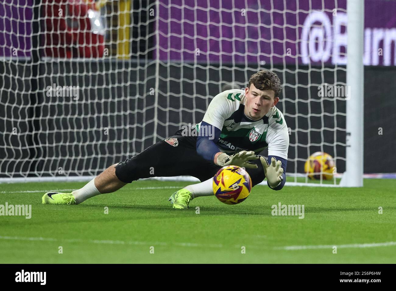 Anthony Patterson of Sunderland in the pregame warmup session during ...