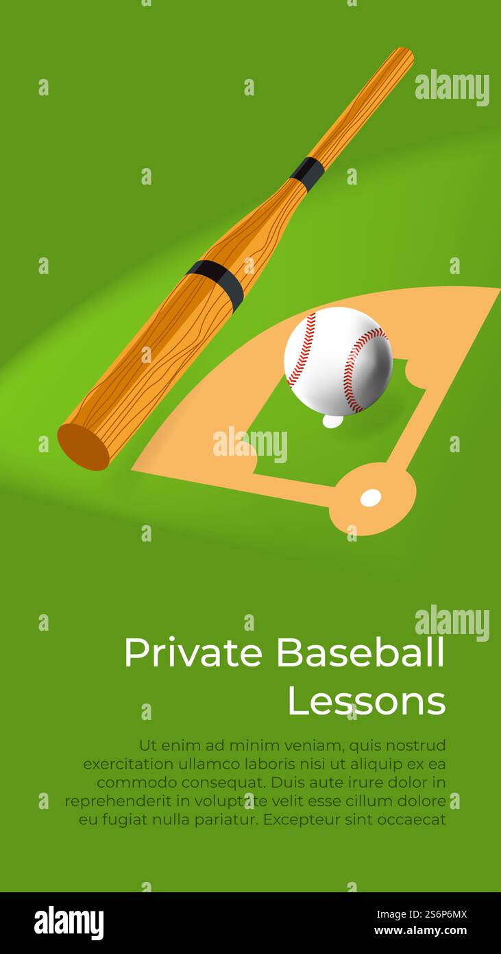 Learning to play baseball Stock Vector Images - Alamy