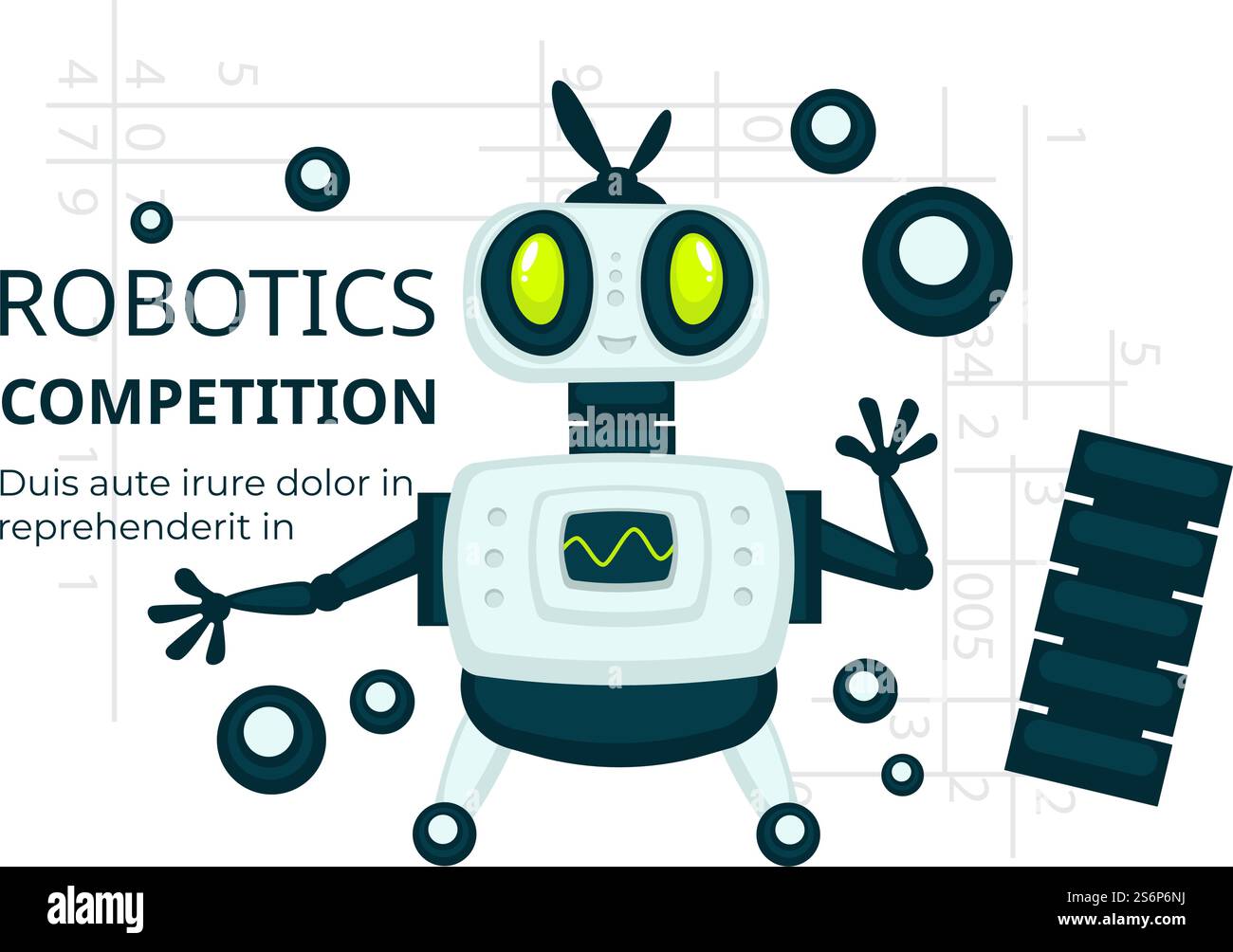 Displaying and presenting machines and androids, robotics competition ...