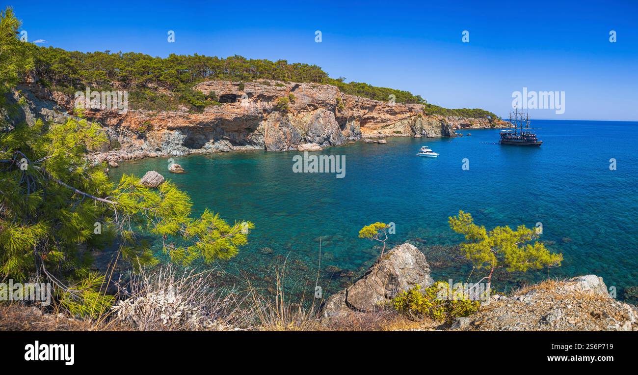 The coast of Antalya near Kemer, Antalya, Turkey Stock Photo - Alamy
