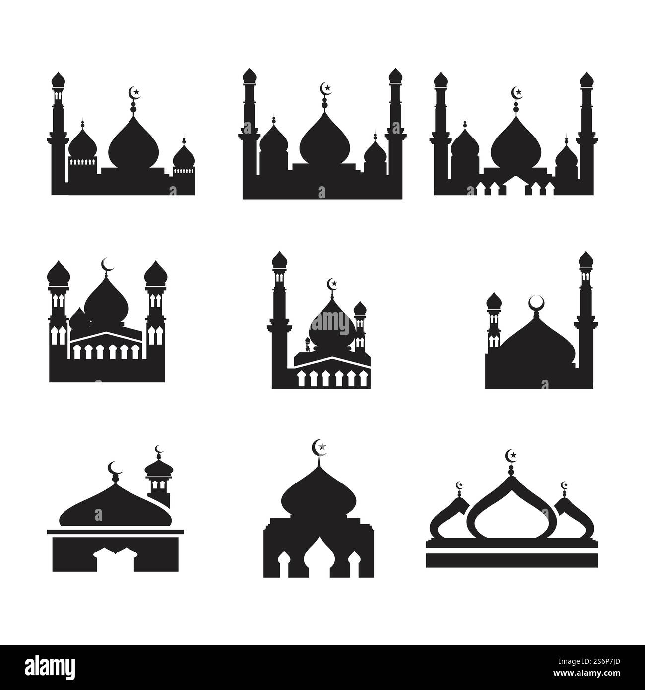 Al masjid an nabawi illustration hi-res stock photography and images ...