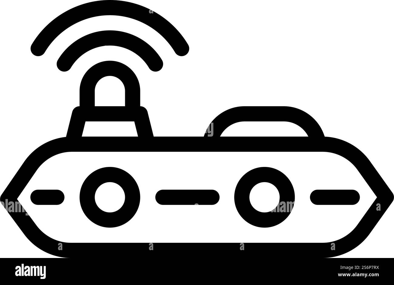 gps beacon line icon vector. gps beacon sign. isolated contour symbol ...