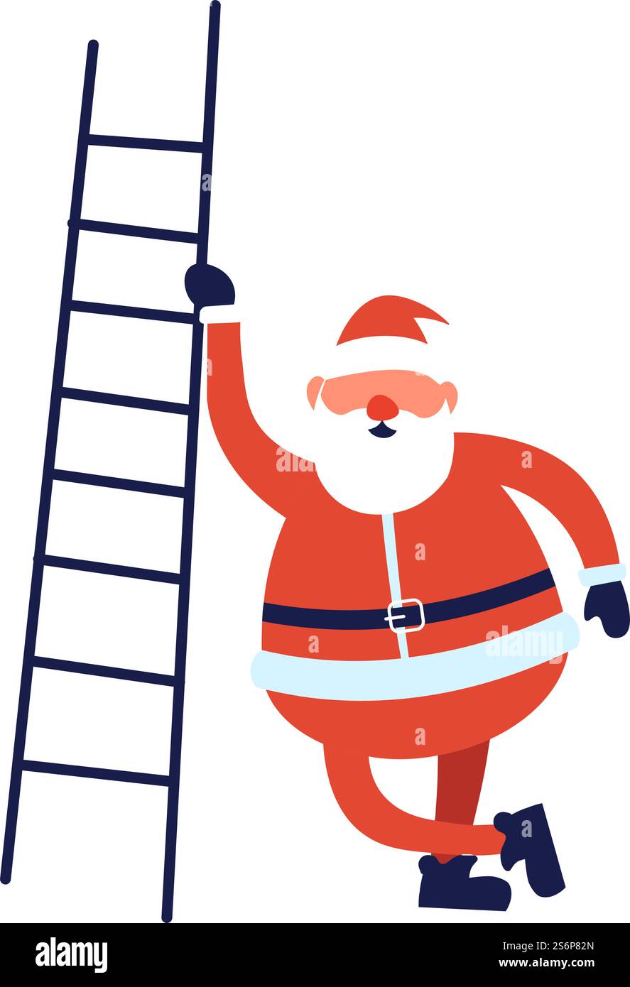 Saint nicholas in traditional red Cut Out Stock Images & Pictures - Alamy