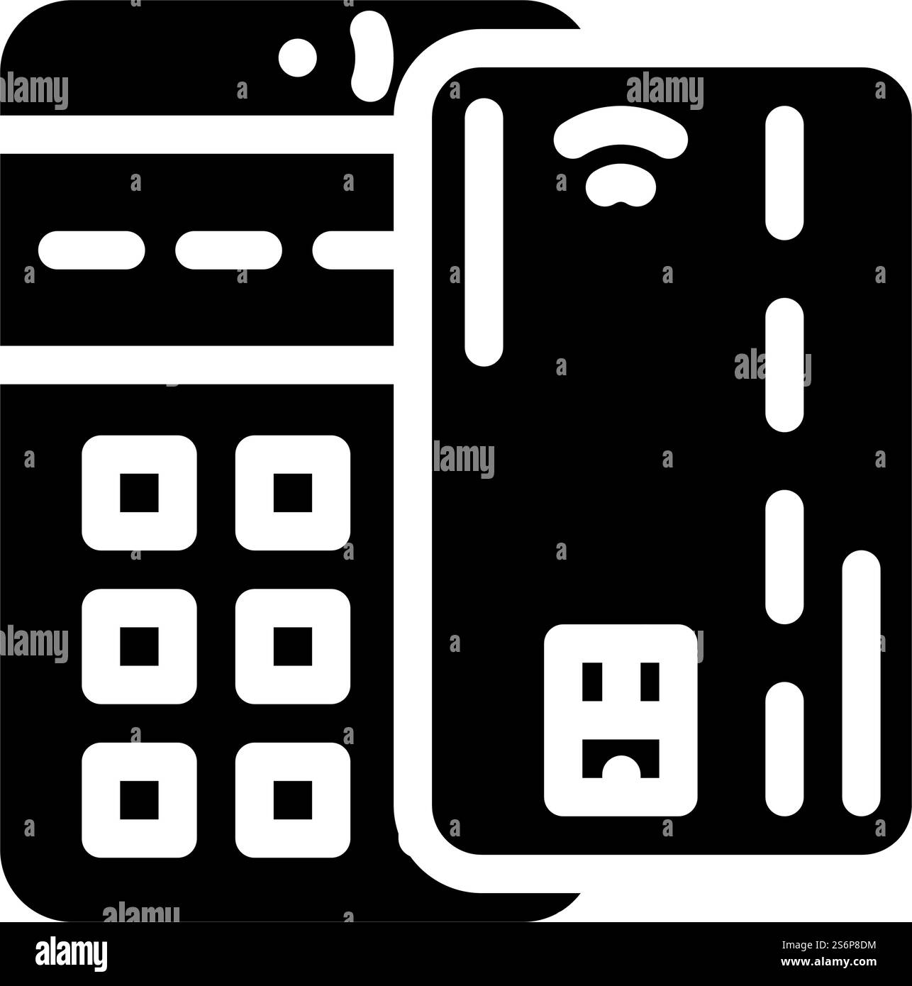 payment card pos terminal glyph icon vector. payment card pos terminal ...