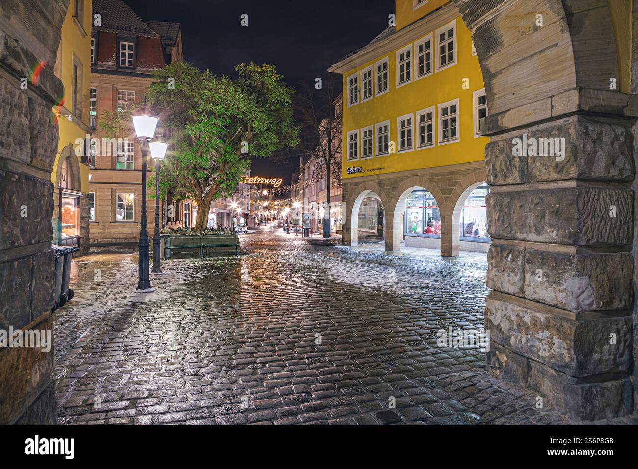 Steinweg in wintry coburg in bavaria hi-res stock photography and images - Alamy