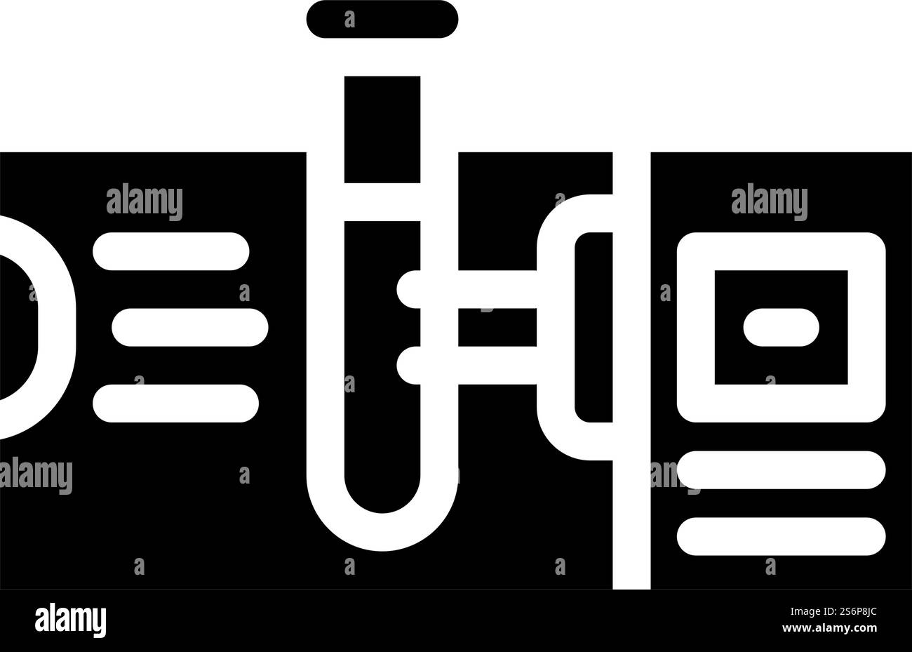 spectrophotometers lab electronic tool glyph icon vector ...