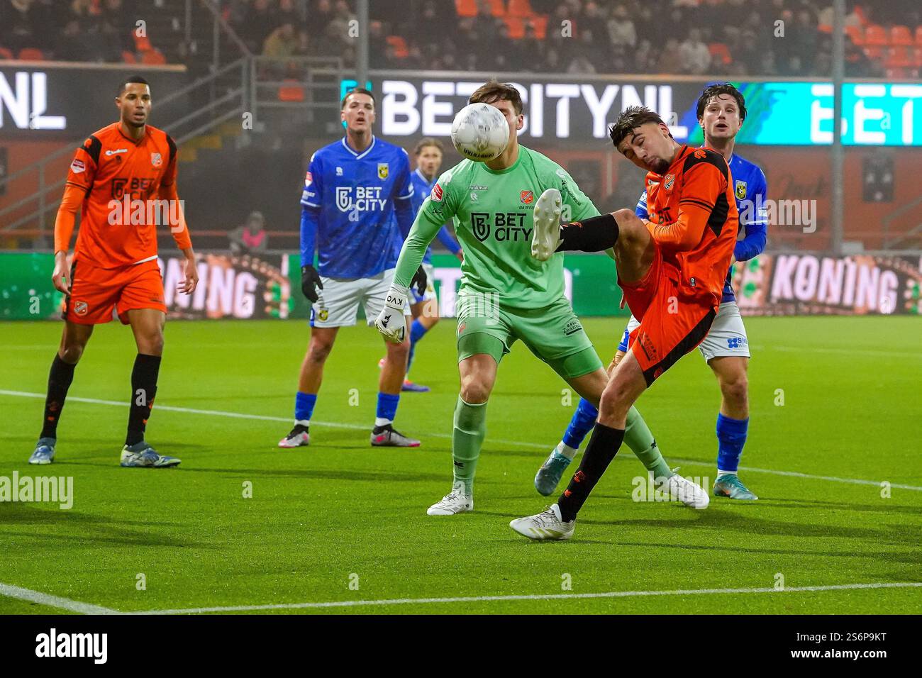 VOLENDAM, NETHERLANDS - JANUARY 17: Nordin Bukala of FC Volendam shoots ...