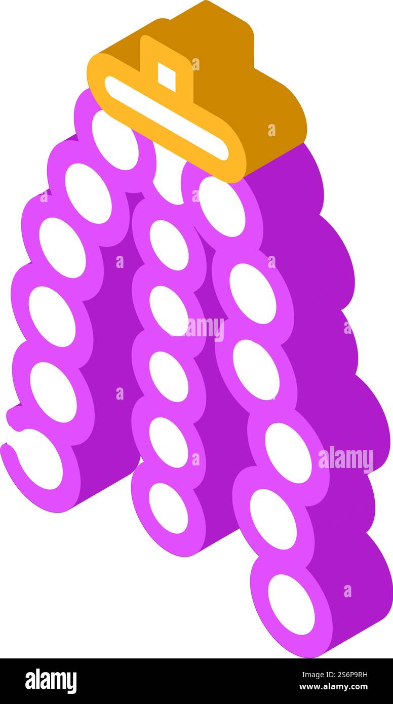 flexible tripod isometric icon vector. flexible tripod sign. isolated ...