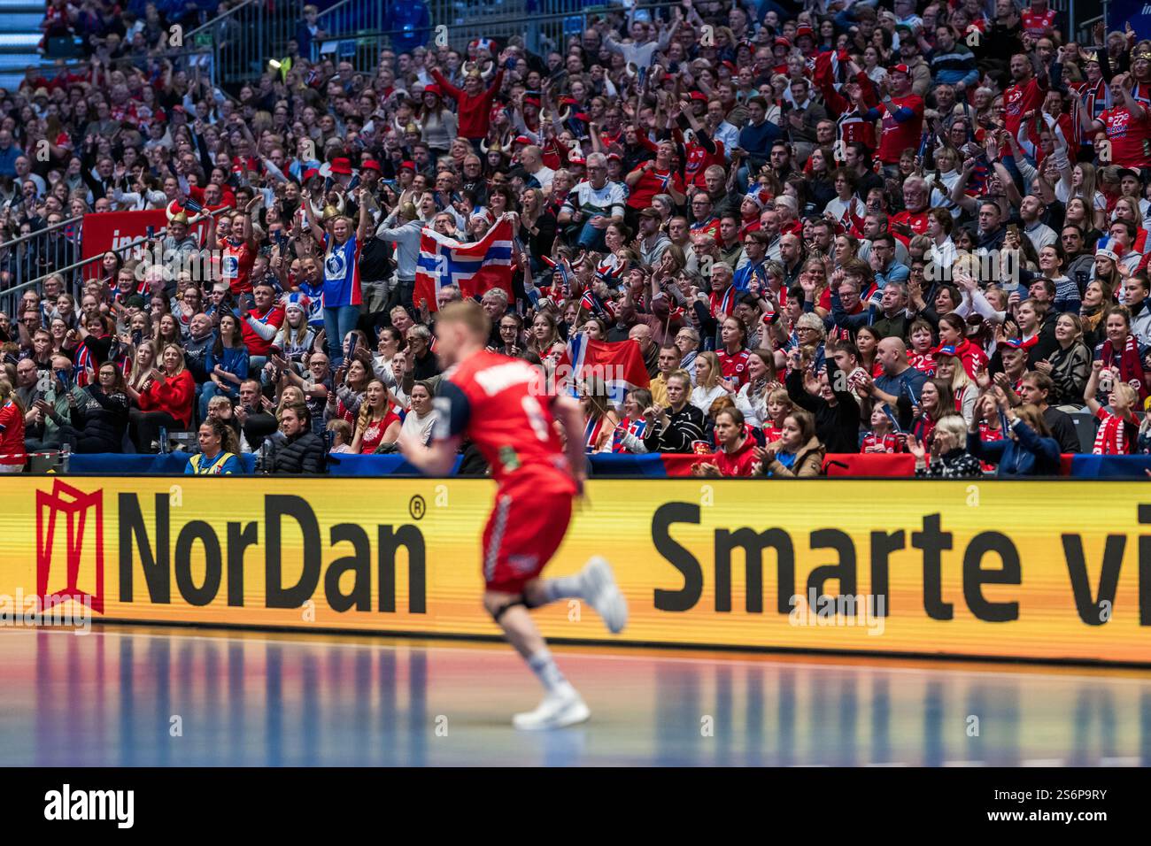 Fans of, Norway. , . during the 2025 IHF World Men's Handball ...