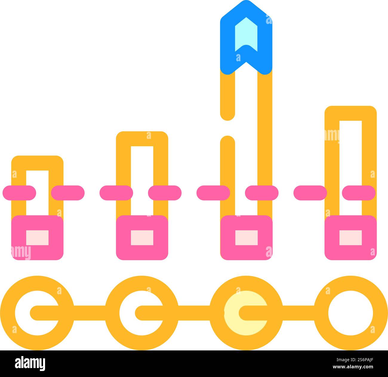 schedule company profit color icon vector. schedule company profit sign ...