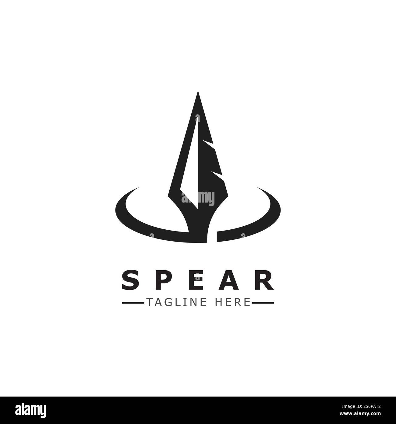 Spear vector illustration icon Template design Stock Vector Image & Art ...